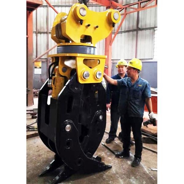 Quality Q355MN Hydraulic Rotating Grab 50 Ton Excavator Grapple for sale