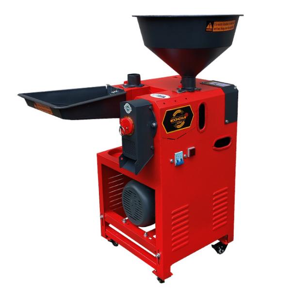 Quality 3HP Knob Outlet 2.2kw Single Phase Fine Bran Mini Rice Mill Machine For Home for sale