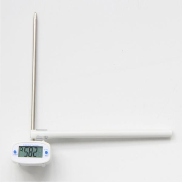 Quality LCD Display BBQ Meat 392F SS Probe Milk Cooking Thermometer for sale