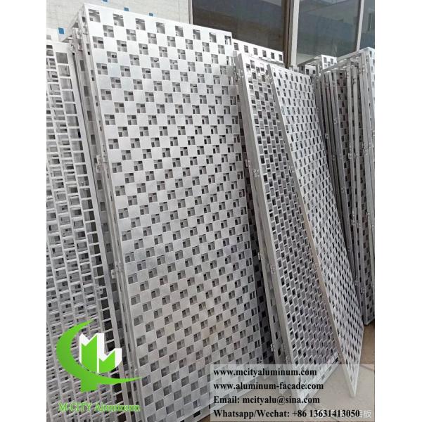 Quality Decorative Metal Screen Perforated Aluminum Panels for sale