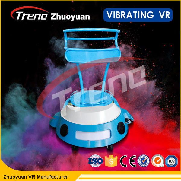 Quality 1080P 9D Standing Vibrating VR Simulator With Motion Electric Platform for sale