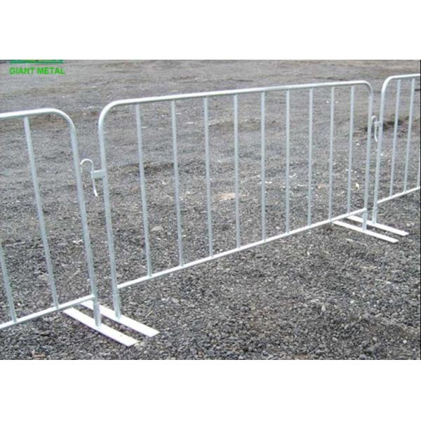 Quality Detached Flat Feet 2.4*1.5m Crowd Barrier Fencing for sale