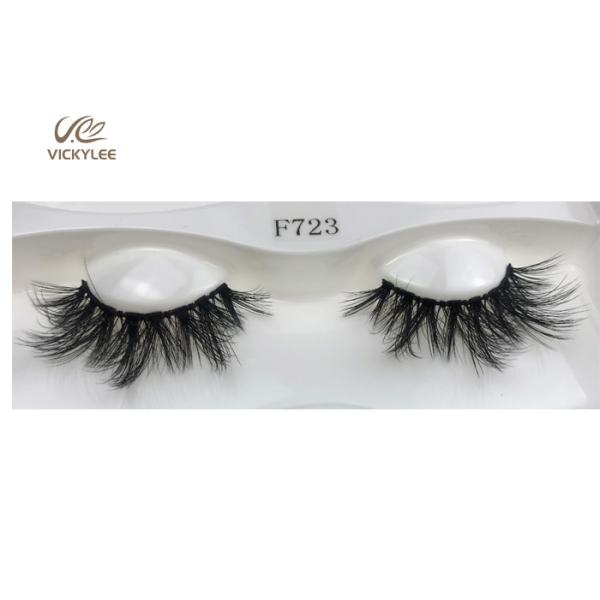 Quality Full Strips Cotton 19mm Mink Volume Eyelash Extensions for sale