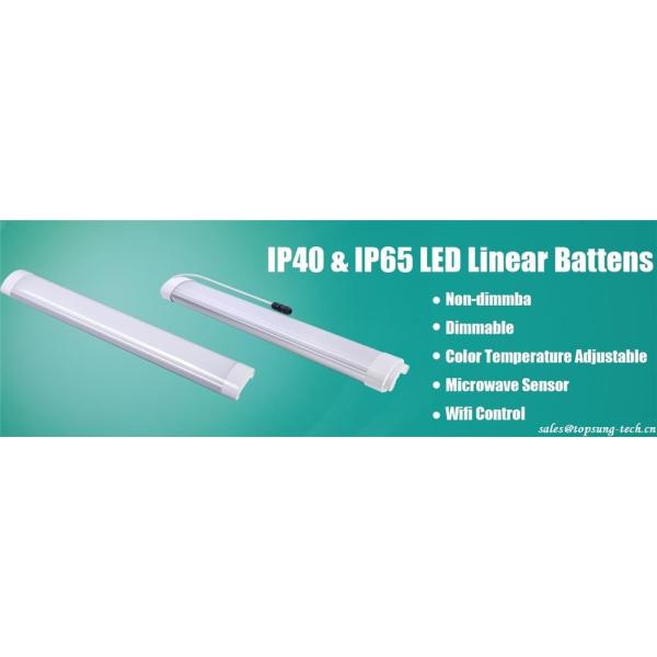 Quality 60w 1500mm Led Linear Suspension Lighting Max 42m Linkable for sale