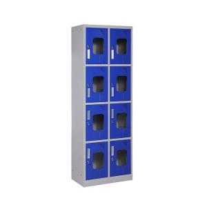 Quality 8 Door Cyber lock Metal Storage Locker Cabinet for sale