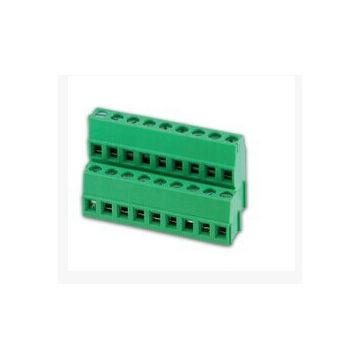 Quality 128B-5.0 5.08 Double Cell Layer PCB Screw Terminal Block For Wire Connecting pcb for sale