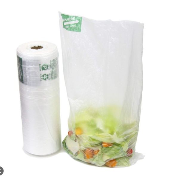 Quality Plastic Produce Bags Roll 5-40 Mic Thickness Ideal For Bread Fruit And Veg Bags On A Roll for sale