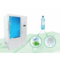 Quality 49" Reverse Vending Machine Crush And Sort Transparent Color PET Bottles for sale