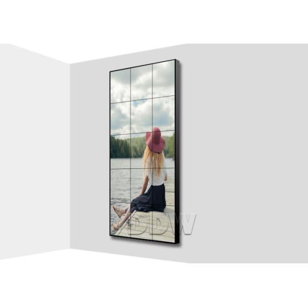 Quality Super thin bezel monitor 4k video wall 3x3 Support DVI  VGA AV YPBPR signals for sale
