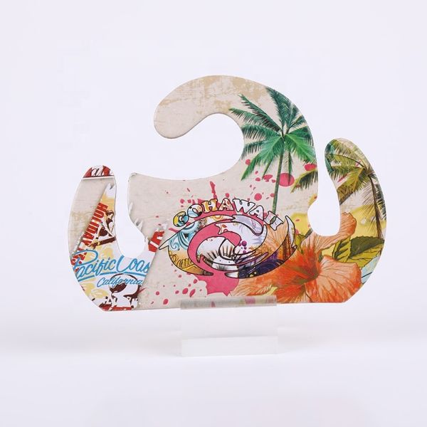 Quality 3mm Thickness Flip Flop Paper Hanger Biodegradable Cardboard Flip Flops Holder for sale