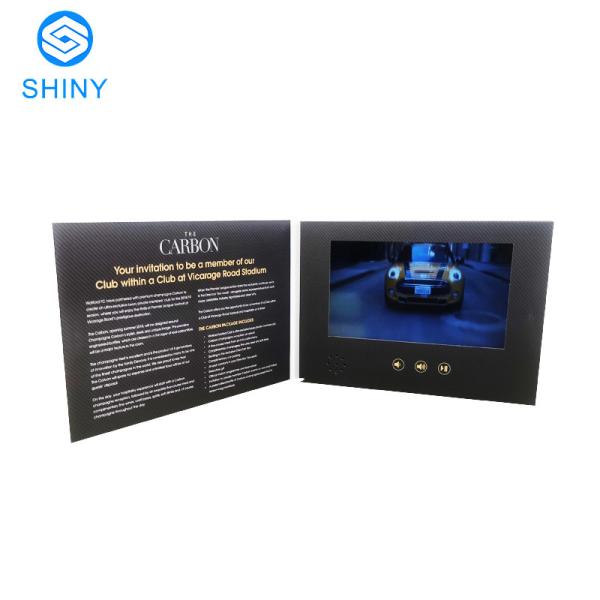 Quality CMYK Offset Printing Video Brochure Cards Customized for sale
