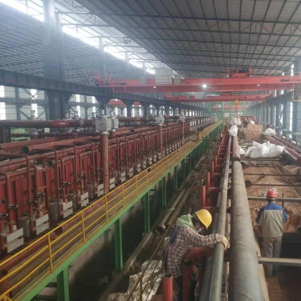 Quality Zinc Hot Dip Galvanizing Lines Process 1.0-1.5mm 650mm 100 000TPY for sale