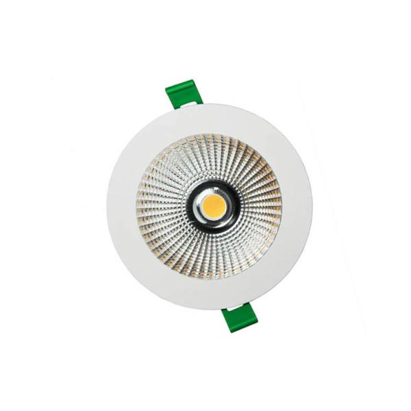 Quality 9.8 Watt Dimmable  Bridgelux COB LED Down Light 620Lumen IP 20 Recessed Light for sale