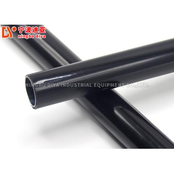 Quality ESD Black Anti Static Tubing , Plastic Coated Pipe Upright Frame Structure for sale