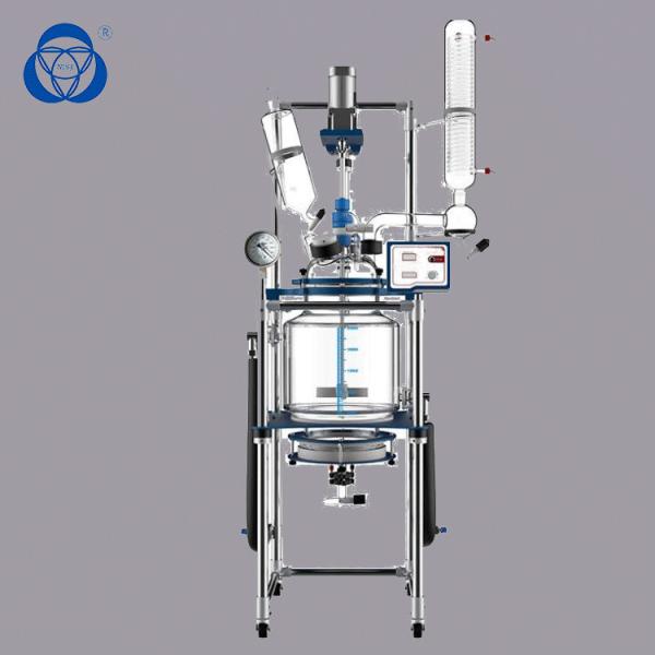 Quality Customizable Borosilicate Glass Chemical Jacketed Lab Reactor 220V for Precise for sale