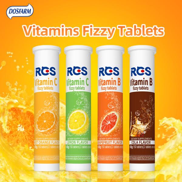Quality Do's Farm Vitamin C Dietary Supplements Sweet VC Tablets VB Tablets Effervescent for sale