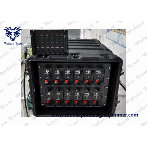 Quality 12 Bands 868W IED Bomb Jammer For Military Convoy for sale
