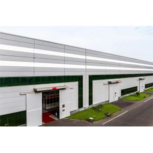 Corrugated Steel Sheet Cladding Steel Structure Warehouse Design And ...