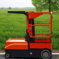 Quality All-Electric Stock Picker Vertical Mast Lifts With Variety Of Safety Functions for sale