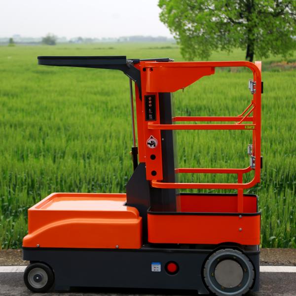 Quality Full Electric Aerial Order Pickers High Efficiency Flexible Operation for sale