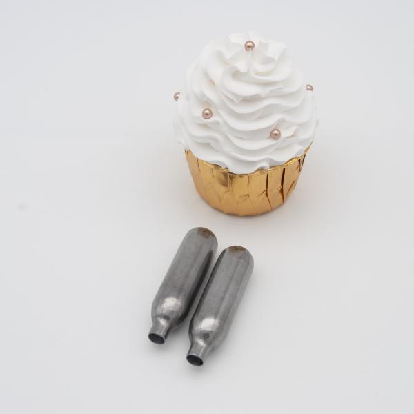 Quality Nitrogen Disposable Cream Whipper Charger 35g Food Grade Silver Gray for sale