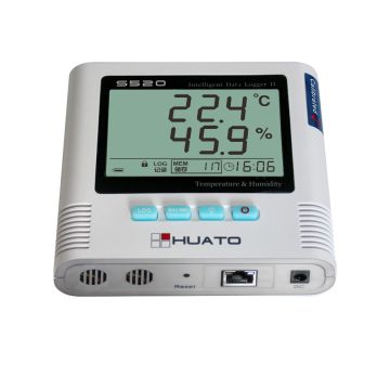 Quality Huato Ethernet Temperature Humidity Sensor Tcp Ip Logger Easy Operation for sale