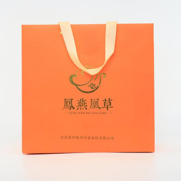 Quality Glossy Branded Shopping Gift Custom Logo Paper Bags With Rope Handles for sale