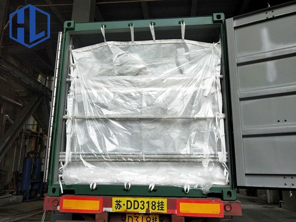 Quality 30 Feet Barless Container Liner Flexi Bag For Cereal Grain Salt for sale