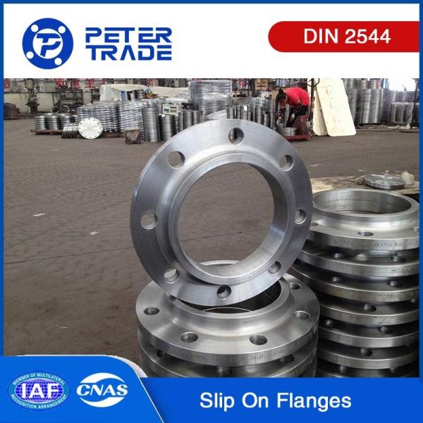 Quality DIN 2544 PN25 SS Carbon Steel and Stainless Steel Slip On Flange Slip On RF DN10 to DN1000 for sale