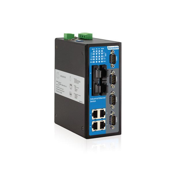 Quality 1.6 Gbps Layer 2 Managed Ethernet Switch With 4 Serial Ports RS 232/485/422 for sale