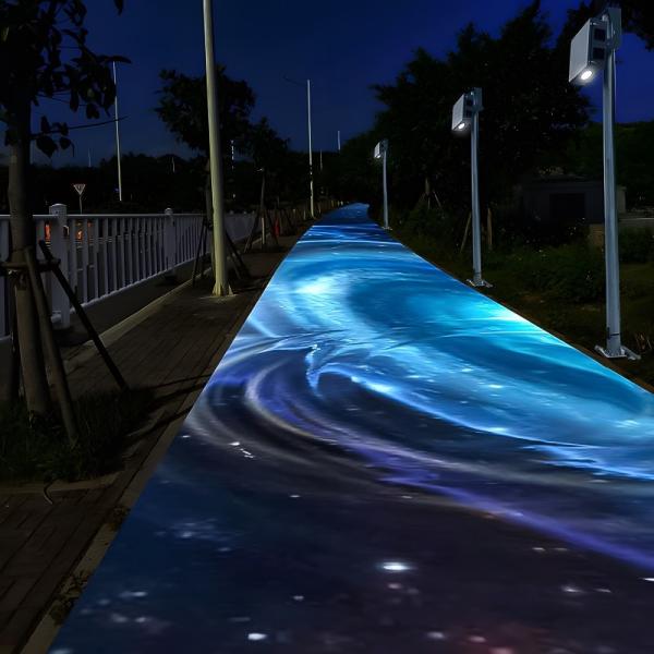 Quality Weatherproof Floor Interactive Projection Public Floor Projection System for sale