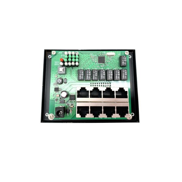 Quality DC Output AC Input Industrial Ethernet Switch , 8 Port Industrial PoE Switch for sale
