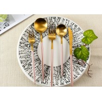 Quality Reusable Wedding 18/10 Stainless Steel Cutlery 5pcs for sale