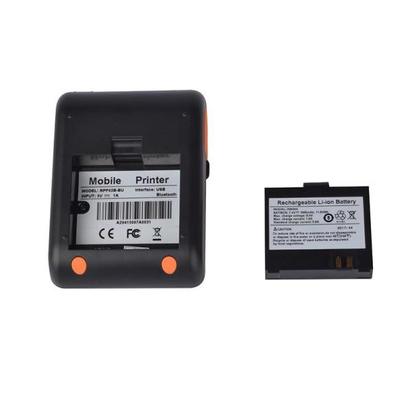 Quality RPP02B 58mm Portable Wireless Thermal Printer High Speed Barcode Printer For for sale