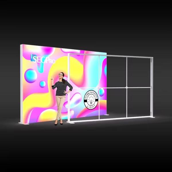 Quality Freestanding Seg Light Box Advertising Light Box Easy To Assemble for sale