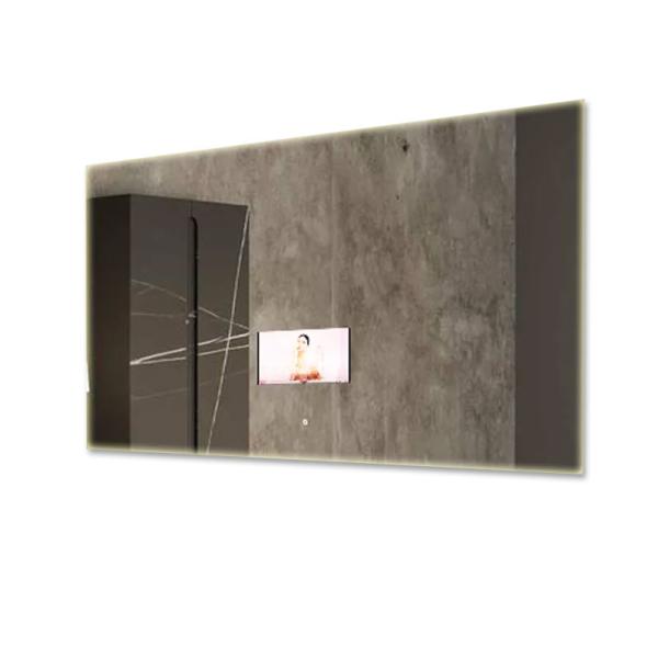 Quality 27 Inch LCD Touch Screen Mirror , Decorative Luxury Illuminated Bathroom Mirrors for sale