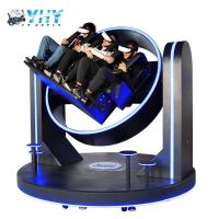 Quality Amusement Park 1080 Rotation 9D VR Machine Virtual Roller Coaster Simulator for sale