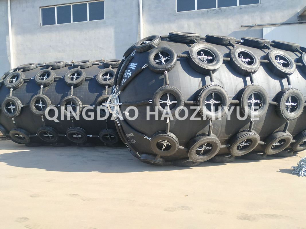 Chain Tyre Net Pneumatic Rubber Fender 2000x3500mm Floating Dock ...