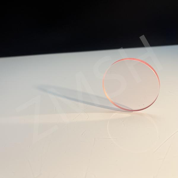 Quality Ti3+ Red Sapphire Laser Al2O3 Single Crystal Optical Windows Customized Safety for sale