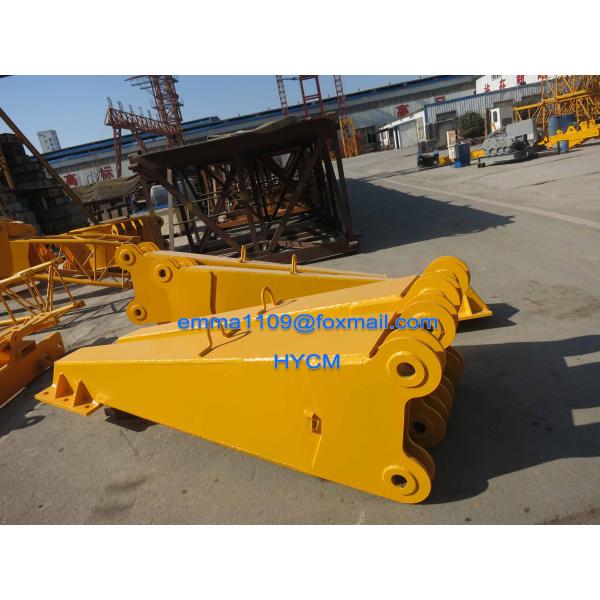 Quality 8 Tones Load Derrick Crane Fixed On Top Roof 18mts Jib Max 120 M Working Height for sale
