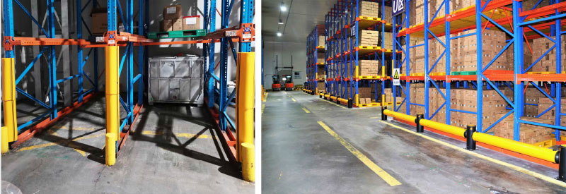 Racking Upright Protectors  Rack End  Protector Guard  Warehouse Safety Bollard