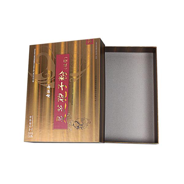 Quality Black Packaging Box With Matt Lamination Customized RIgid Packaging Box for sale