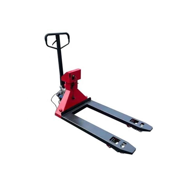 Quality Rechargeable Hydraulic Hand Scissor Lift Table with LCD Display and Different Wheels for sale