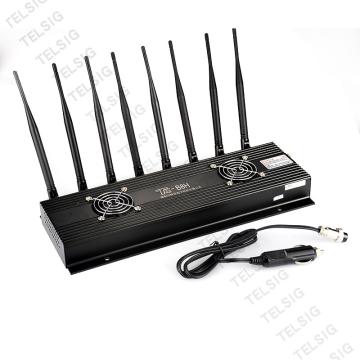 Quality Powerful Car Gps Jammer For Wifi / CDMA / GSM 5 - 20 Meter Jamming Range for sale