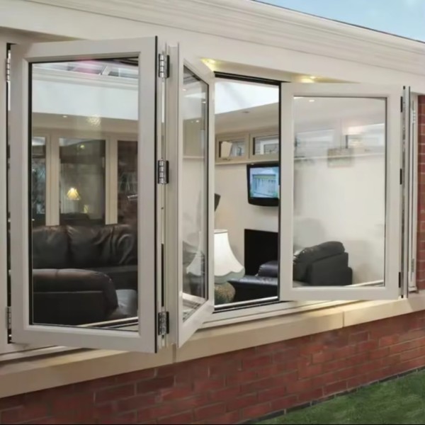 Quality Temperature Control Aluminum Folding Window with Customizable Glass Thickness and Weather Resistance for sale