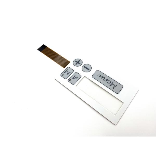 Quality Small LED Light Membrane Control Panel With Scratch Coating Polycarbonate for sale