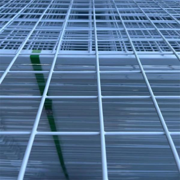 Quality Powder Coated PVC Welded Wire Mesh Panels with Square or Rectangle Hole in for sale