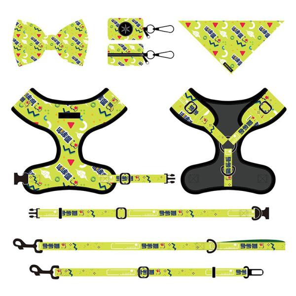 Quality Nylon Dog Collars And Leashes Harness Collar And Lead Set Polyester Nylon for sale