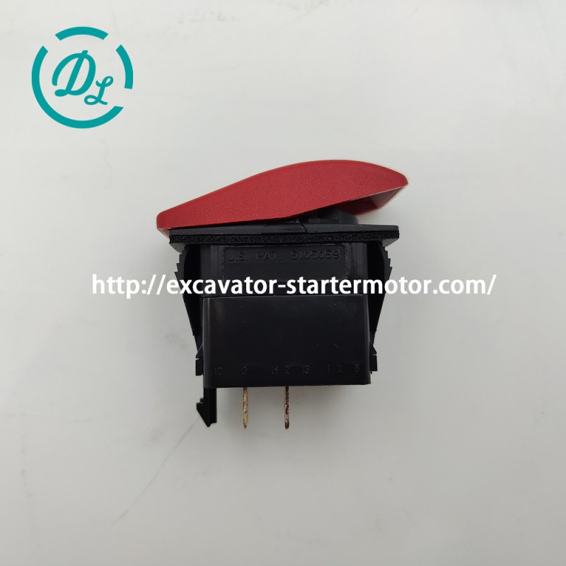 Side view of Yanmar VIO series engine stop switch