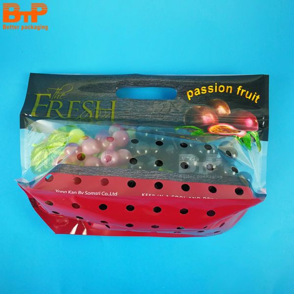 Quality Promotion Custom Transparent OPP/CPP Cherry Tomato Grape Fruit Vegetable Plastic for sale
